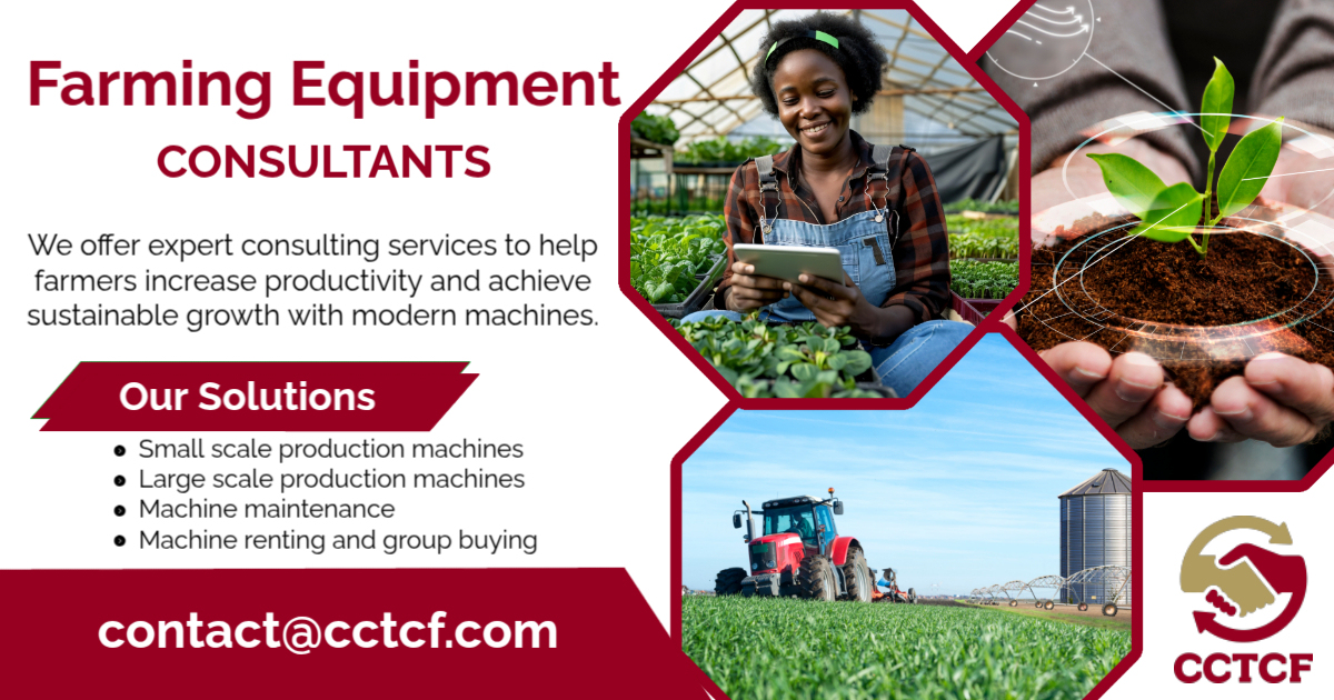 Farming equipment consulting for farmers in need